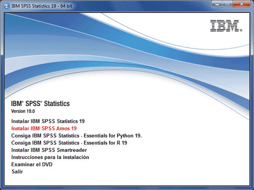 Software AMOS | Universidad de León